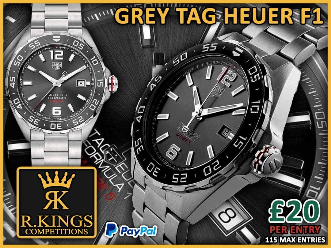 Grey F1 Tag Heuer - Competitions - R Kings Competitions
