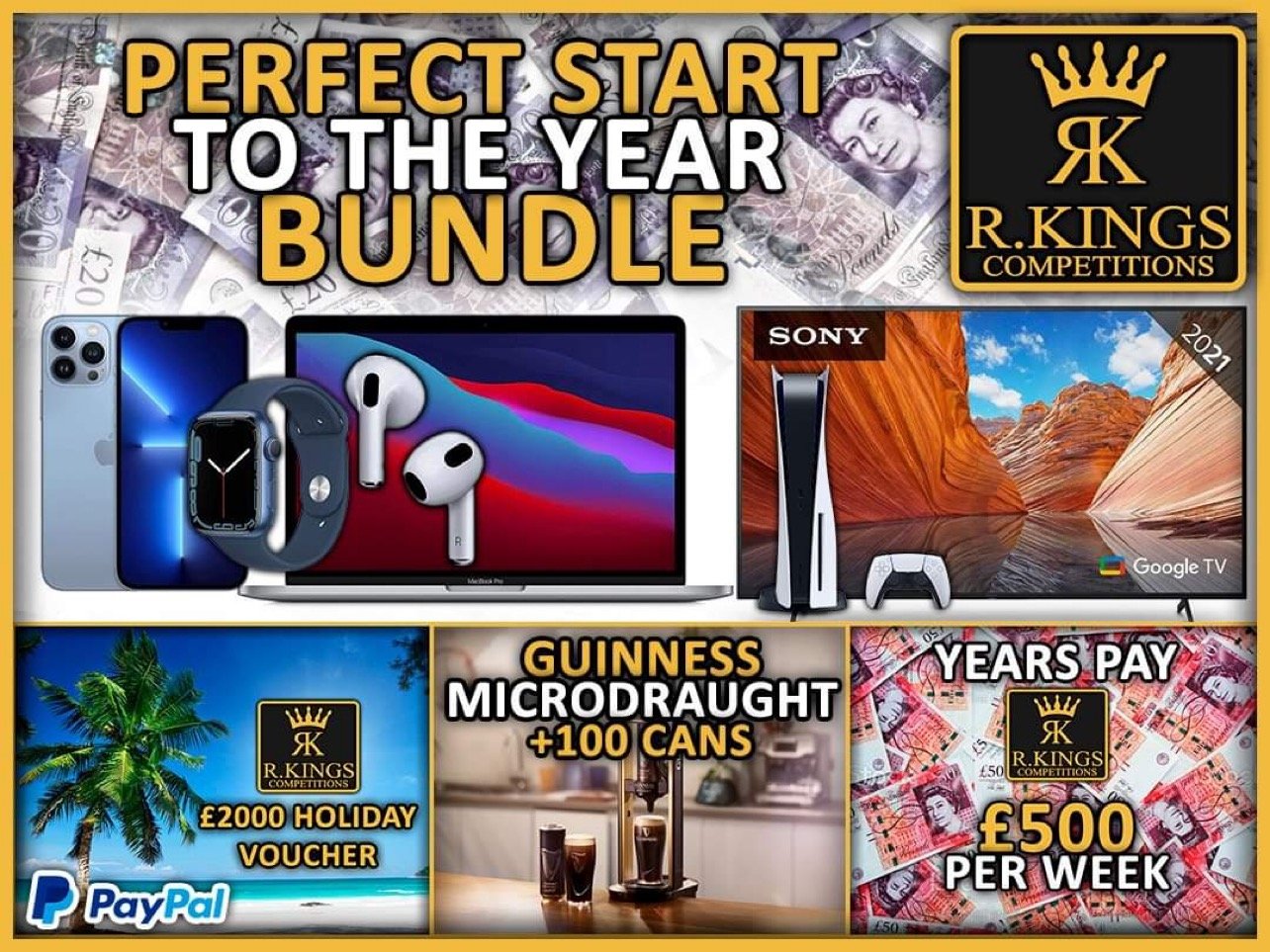 GUARANTEED DRAW TODAY AT 7PM - £30,000 OR Perfect Start To The Year ...