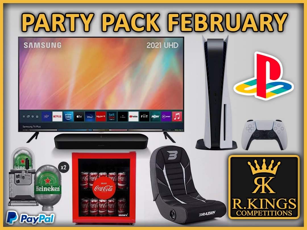 GUARANTEED DRAW TODAY AT 7PM - Ps5 Party Pack February