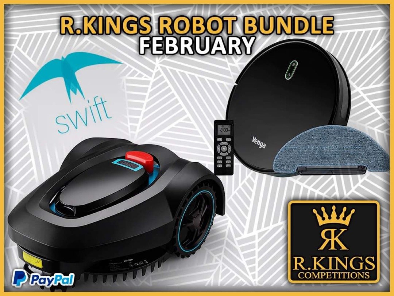 GUARANTEED DRAW TOMORROW @ 2PM -R Kings Robot Bundle February ...