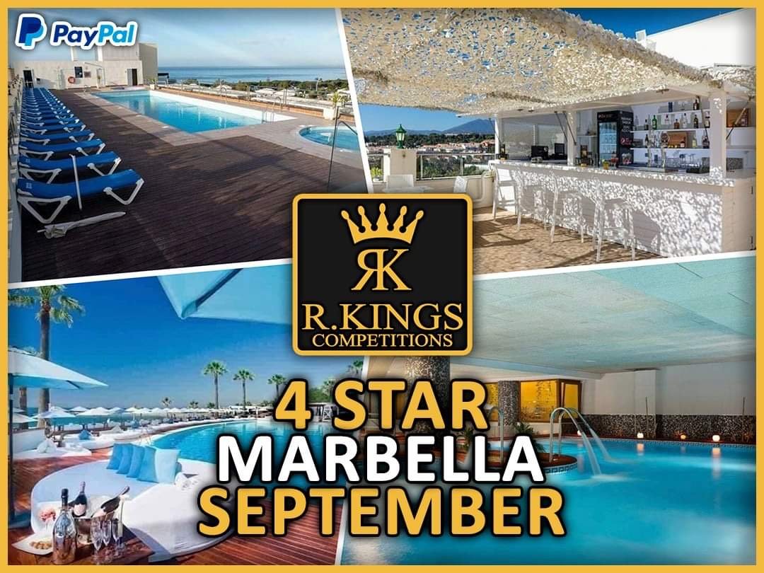 GUARANTEED DRAW TOMORROW AT 7PM - 4 Star Marbella September ...