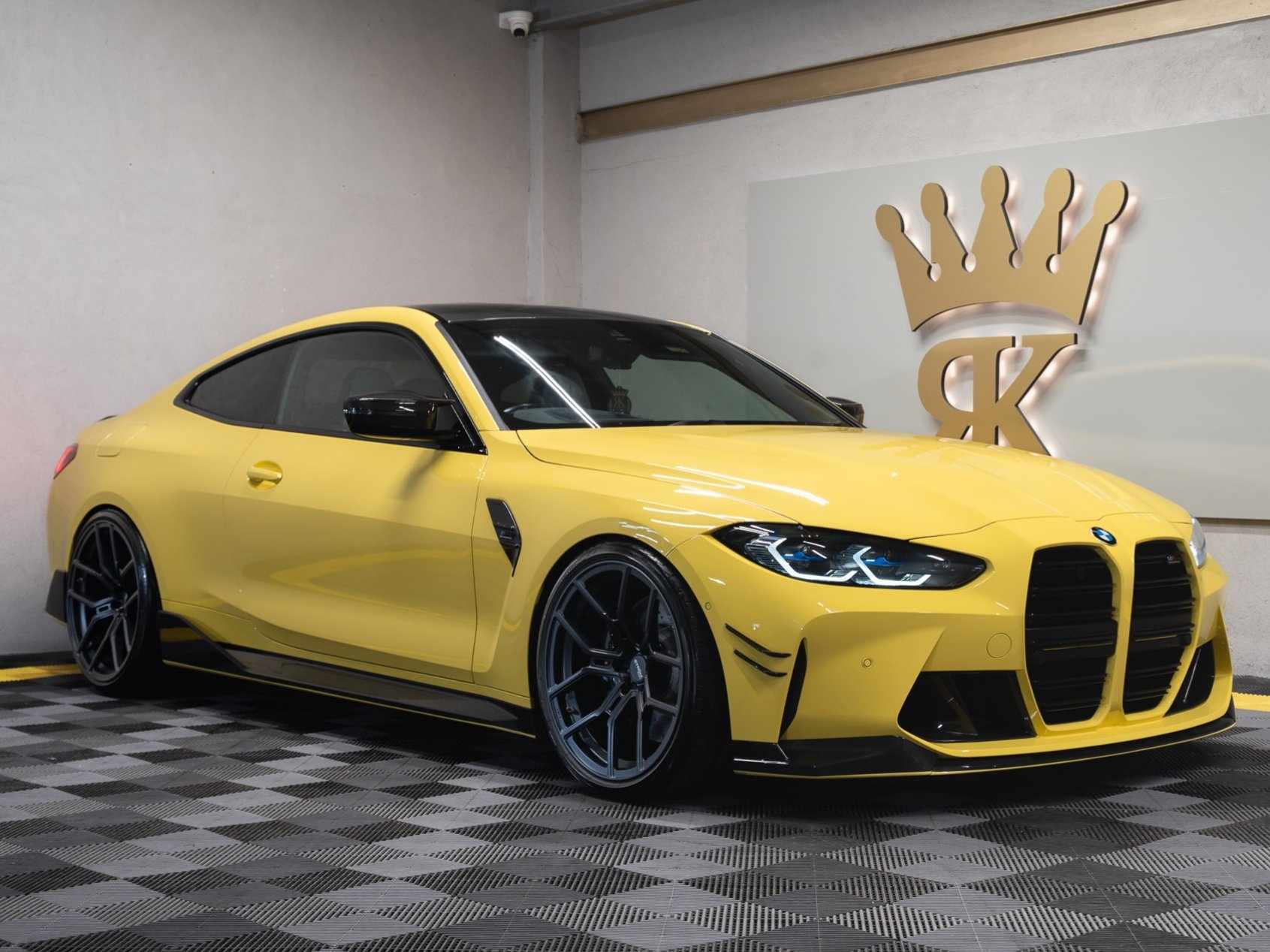 £45,000 OR 2022 Dakar Yellow BMW M4 Competition