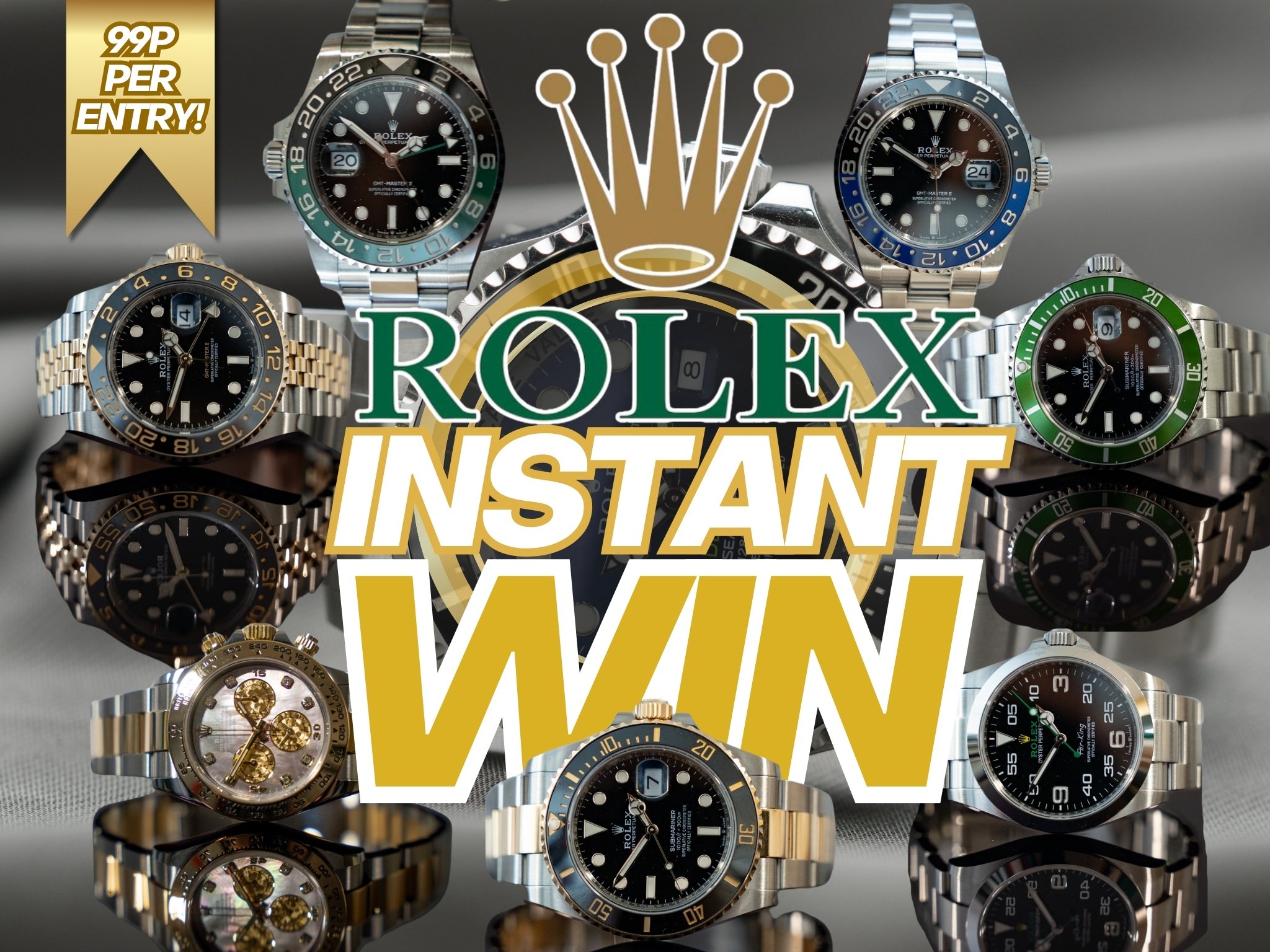 Rolex & Cash Instant Win Competition - R Kings Competitions
