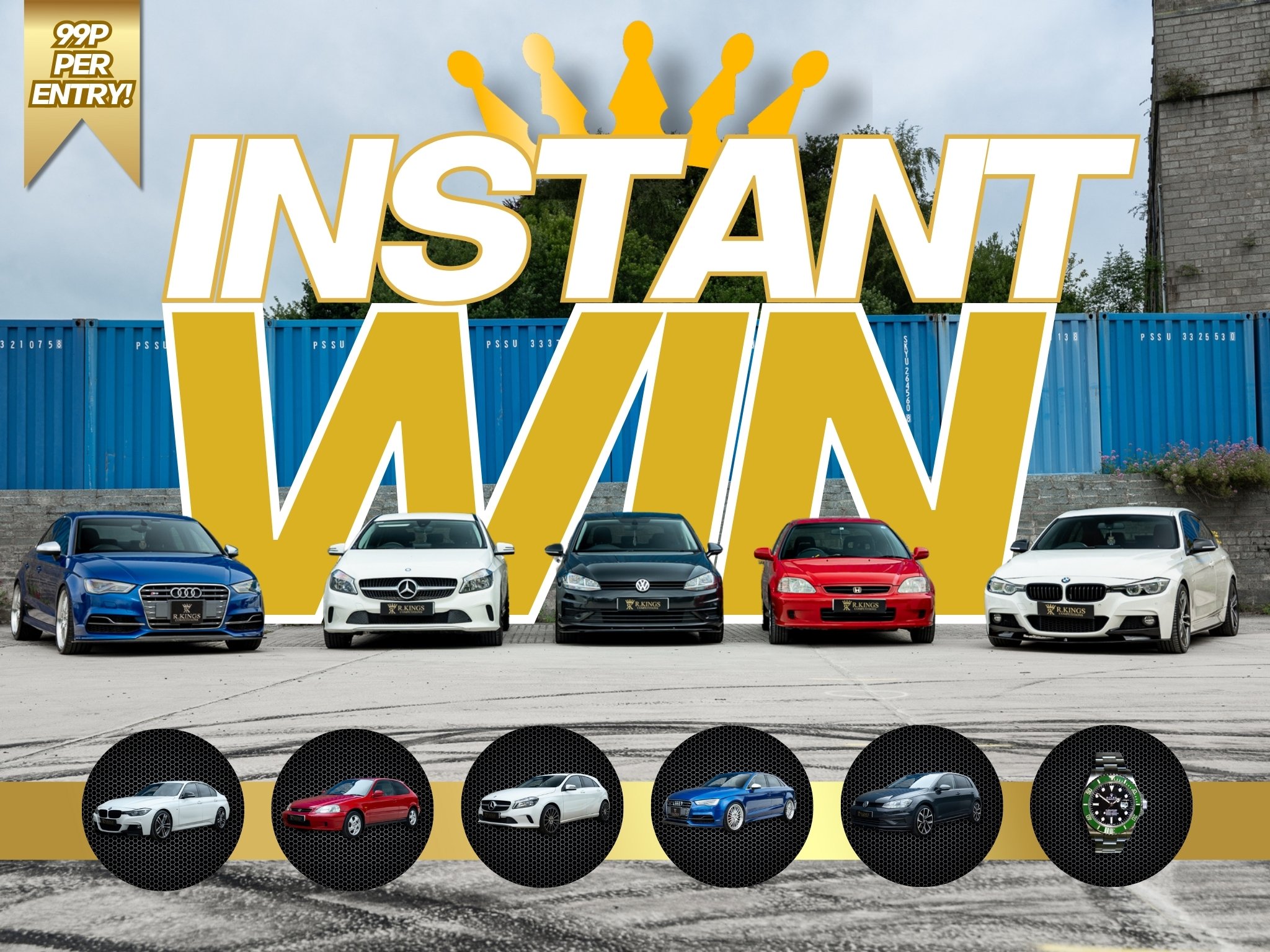 99p Instant Win Competition - R Kings Competitions