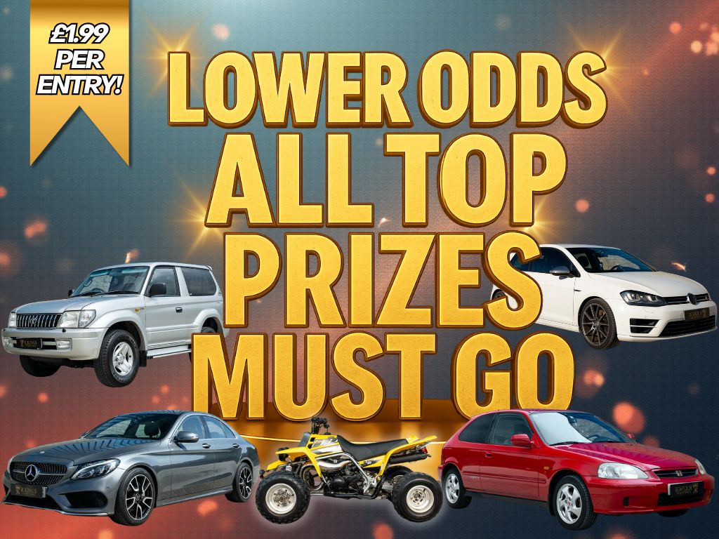 All Top Prizes Must Go Instant Win Competition