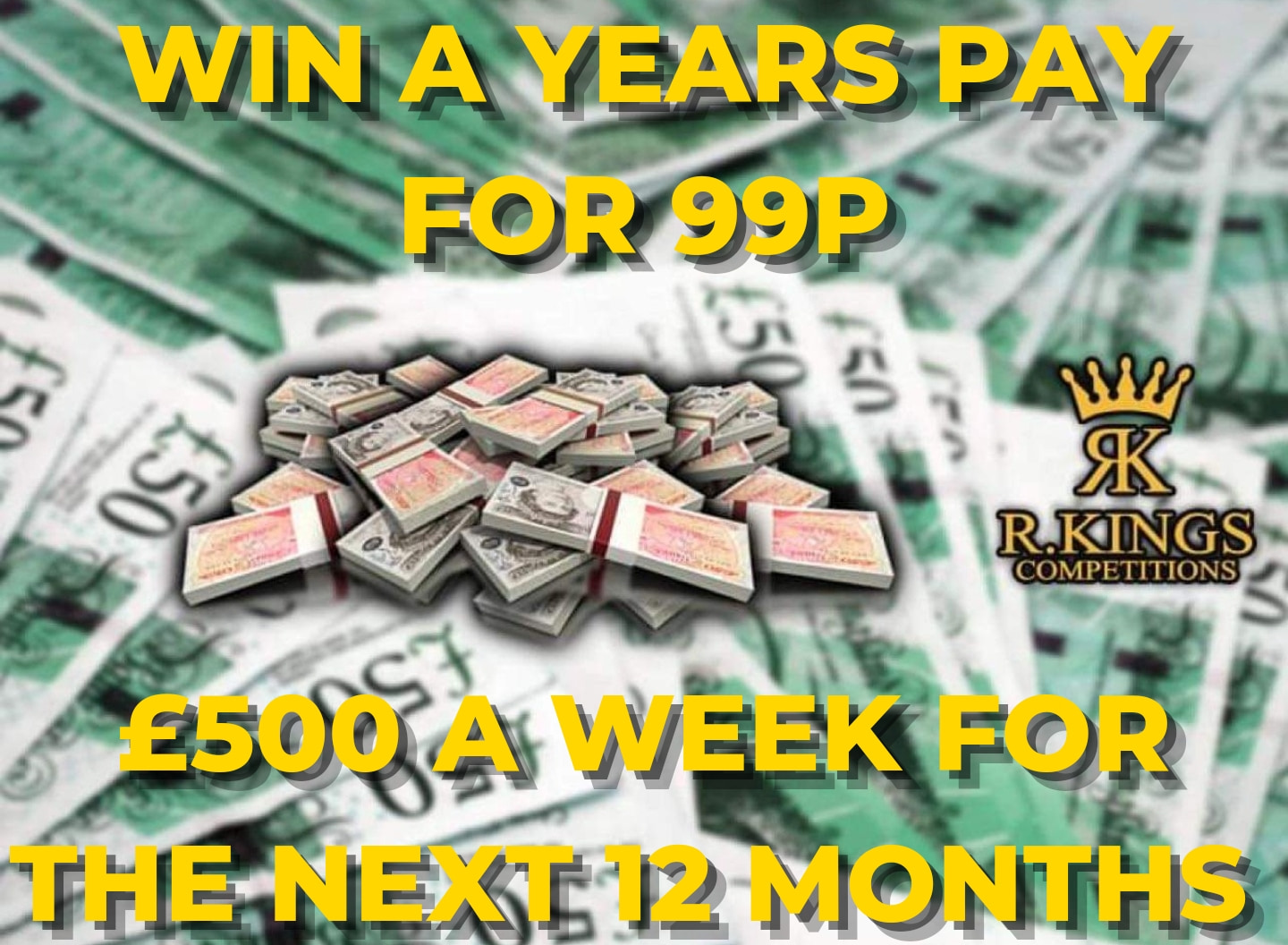 GUARANTEED DRAW TODAY @9PM - Win A Years Pay For 99p